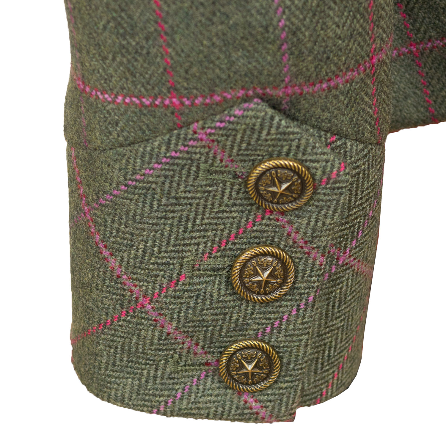 Green Tweed Suit Jacket